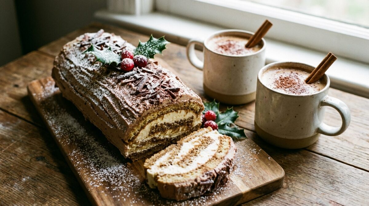 Bûche-tiramisu au café et cacao : le dessert chic, facile et fondant ...
